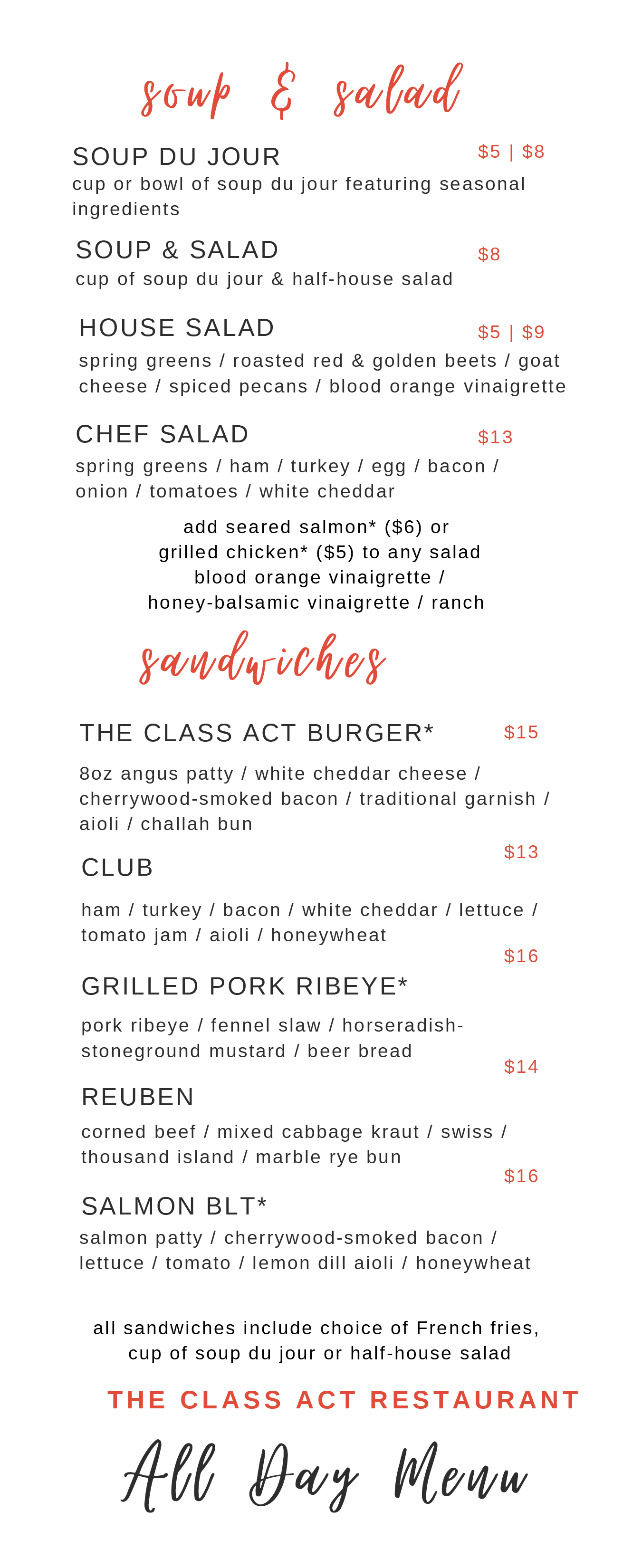 The Class Act Restaurant in Cedar Rapids | The Hotel at Kirkwood Center